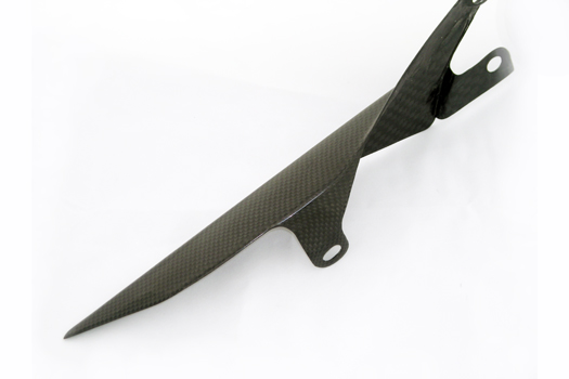 Ducati Multistrada 1200 carbon fiber upper chain guard